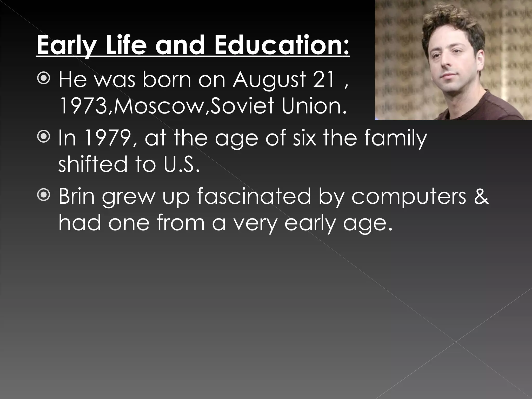 Sergey brin | PPT