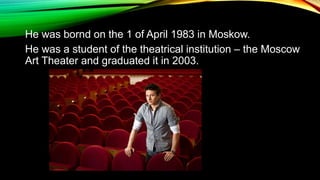 Sergey Lazarev by Lesnikov Maksim | PPT