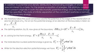 Sergey seriy thomas fermi-dirac theory | PPT