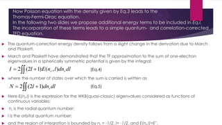 Sergey seriy thomas fermi-dirac theory | PPT