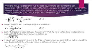 Sergey seriy thomas fermi-dirac theory | PPT