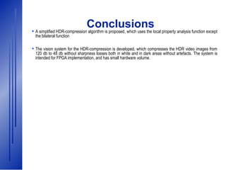 Real-time HDR compressing | PPT