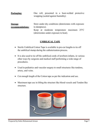 Surgical Dressing Pharm-1203. Dept of Pharmacy | PDF