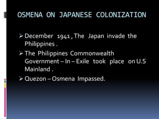 Sergio Osmena | PPTX