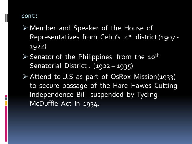 Sergio Osmena | PPTX