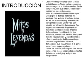 Mitos y leyendas rusas | PPT