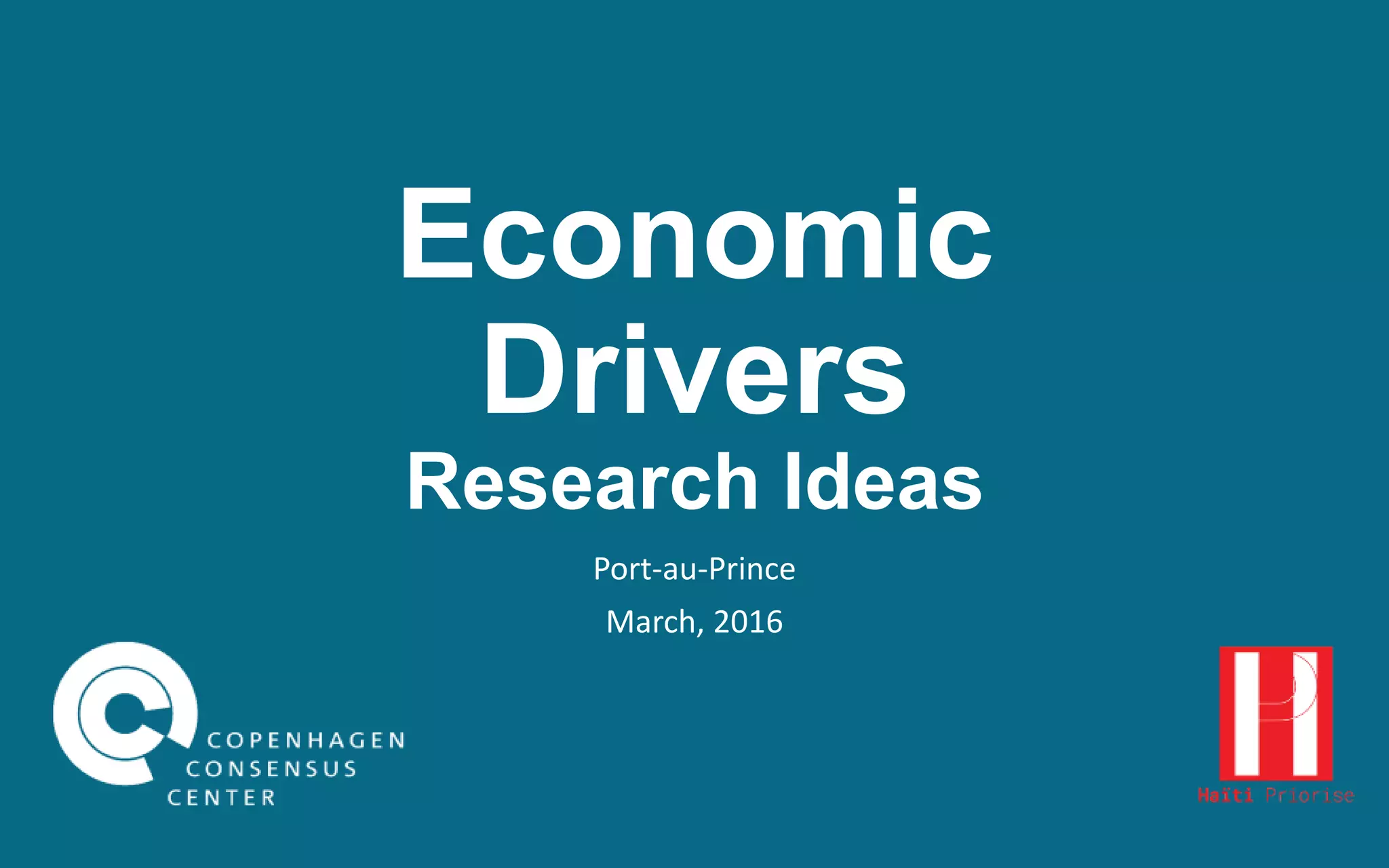 Top Ideas for Economic Drivers | PPTX