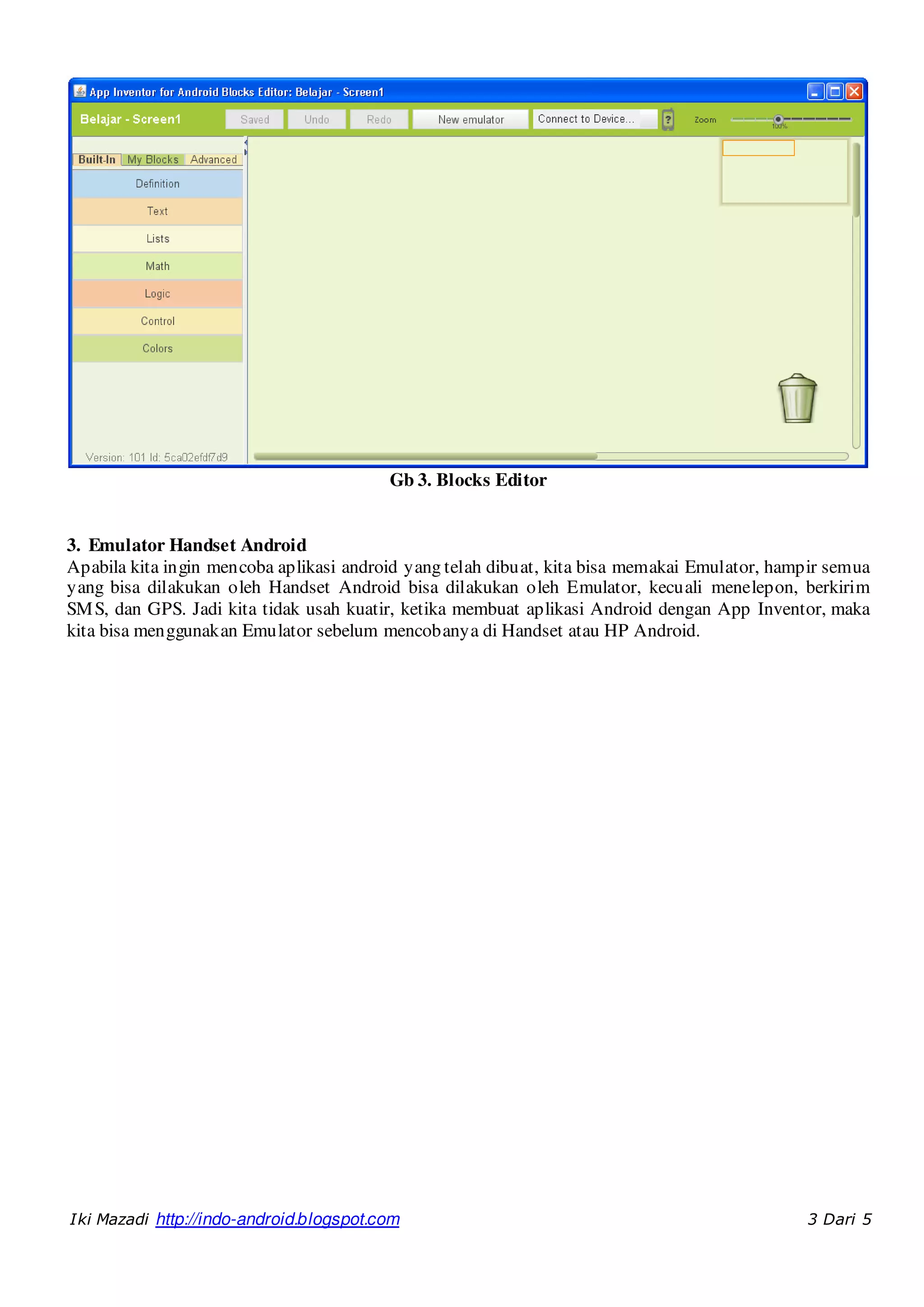 Seri 2 mengenal app inventor lebih dalam 2012 | PDF