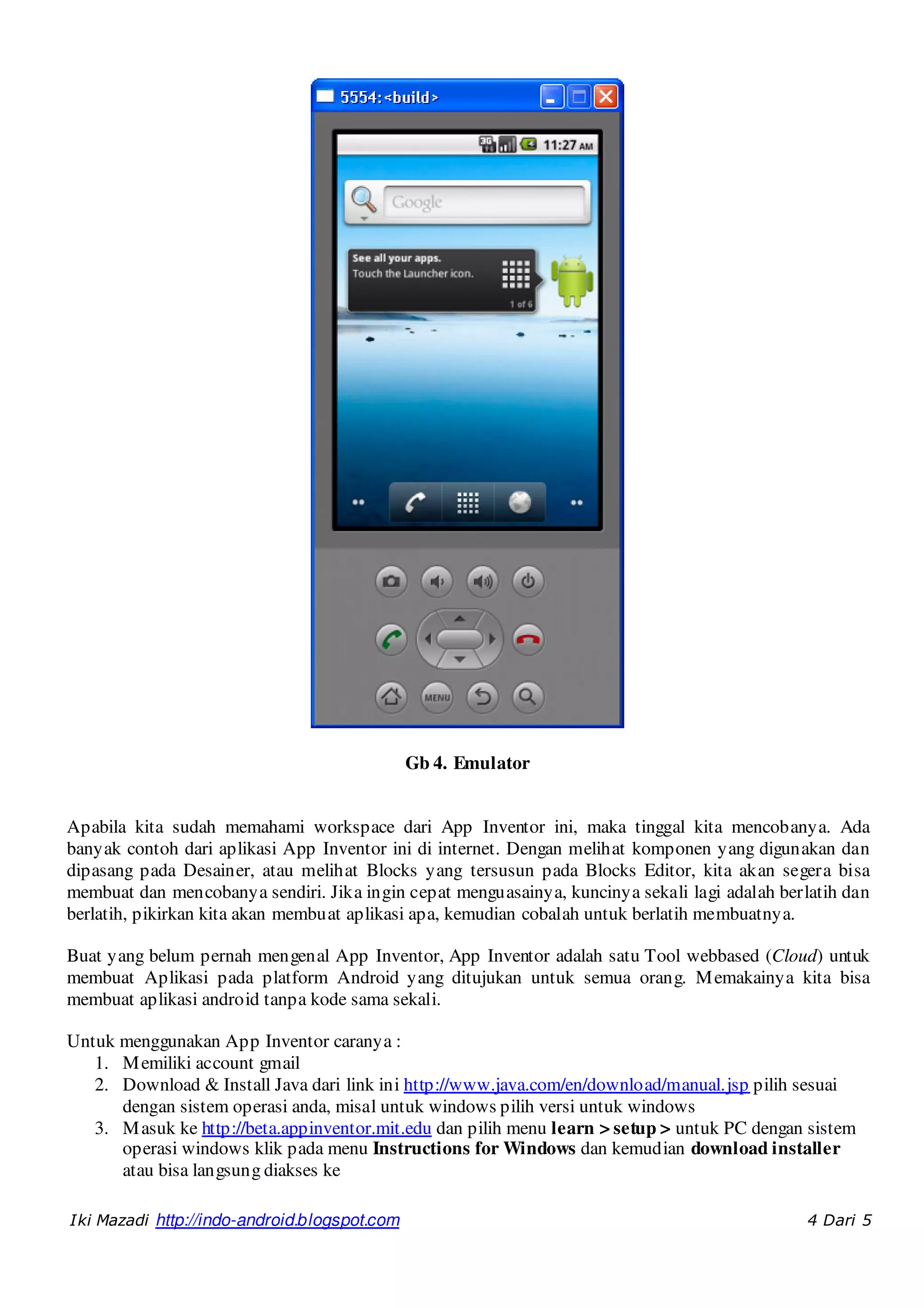 Seri 2 mengenal app inventor lebih dalam 2012 | PDF