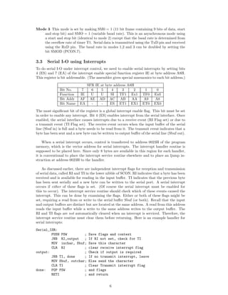 Serial IO for 8051 | PDF