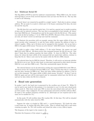 Serial IO for 8051 | PDF