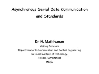 Asynchronous Serial Communication and standards | PDF | Computer Networking | Computing