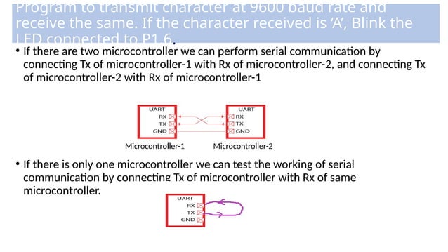 Serial_communication protocol of msp430.pptx | Computer Peripherals | Computing