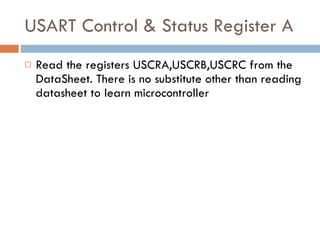 Serial Communication In Atmega 16 | PPT
