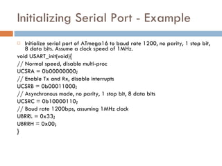 Serial Communication In Atmega 16 | PPT