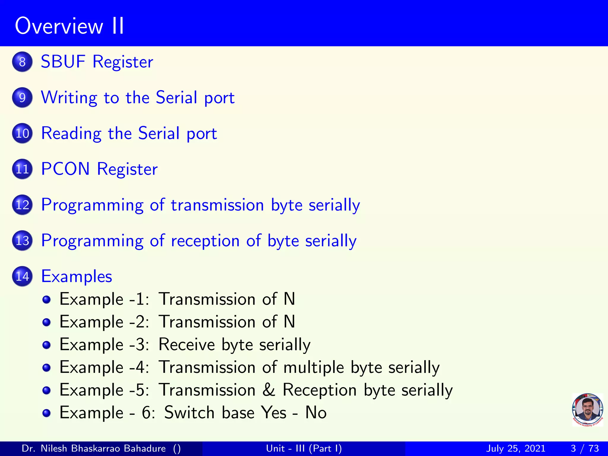 Serial communication of microcontroller 8051 | PDF