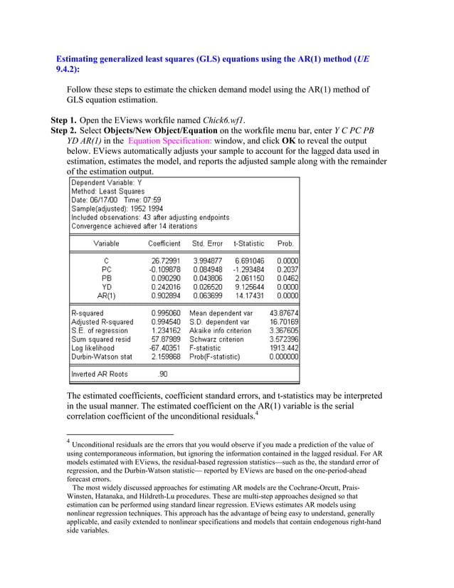 Serial correlation | PDF