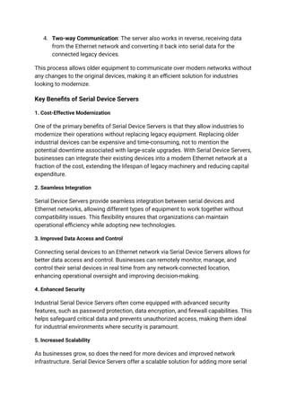 Serial Device Servers_ Bridging Legacy Systems with Modern Industrial Networking Solutions.pdf ...