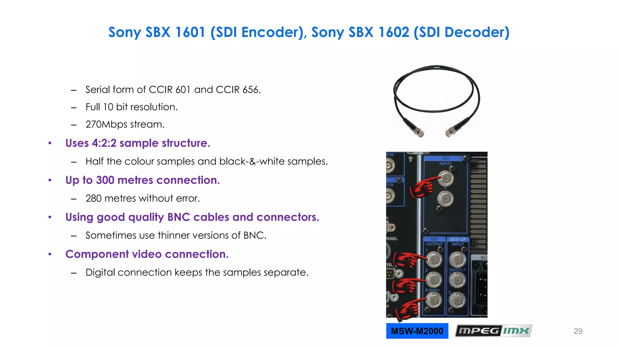Serial Digital Interface (SDI), From SD-SDI to 24G-SDI, Part 1 | PDF