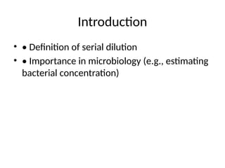 Serial_Dilution_Presentation.pptx....... | PPT