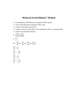 Serial Dilution Vs Accuracy | PDF