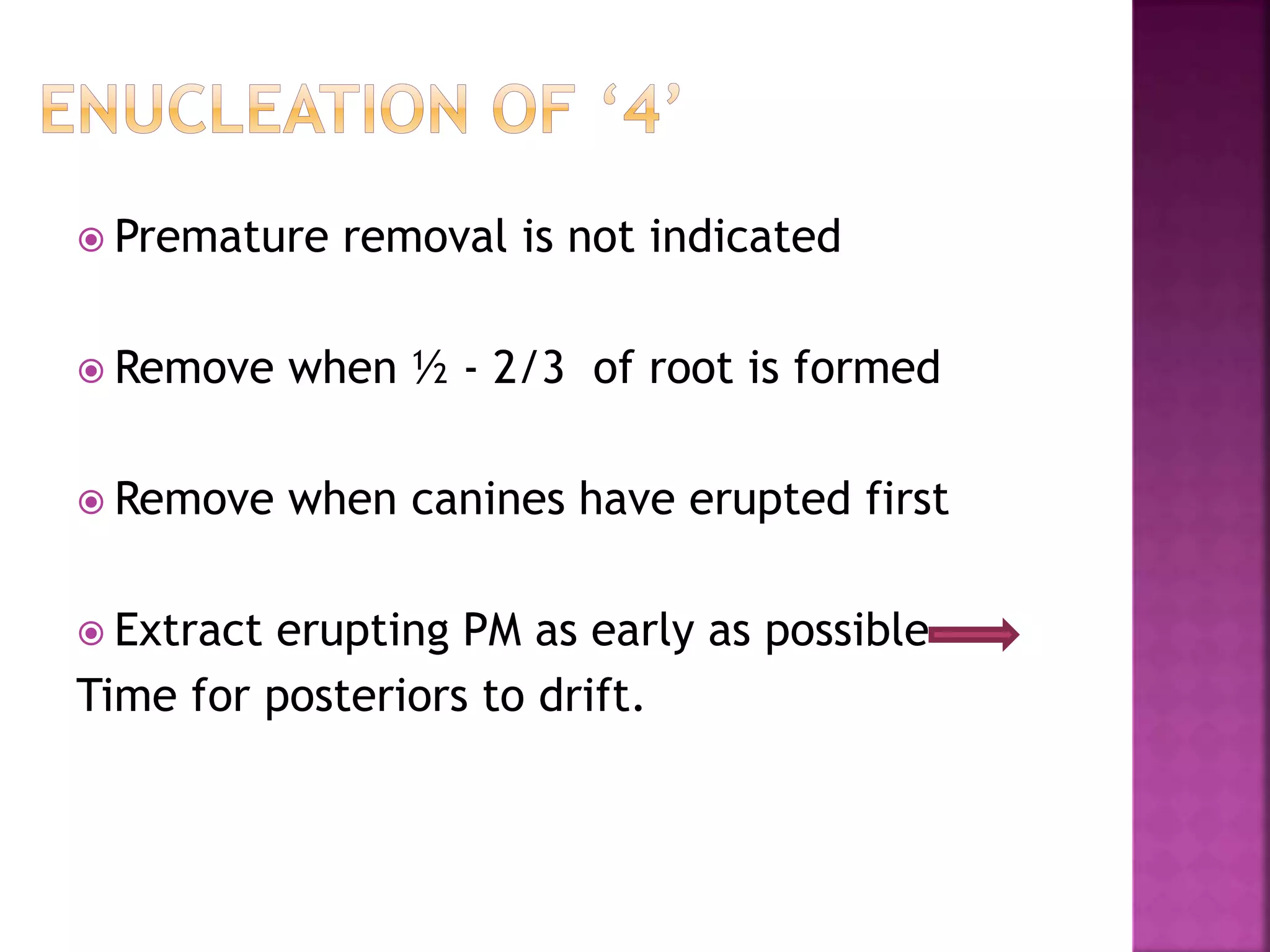 Serial extraction | PPTX