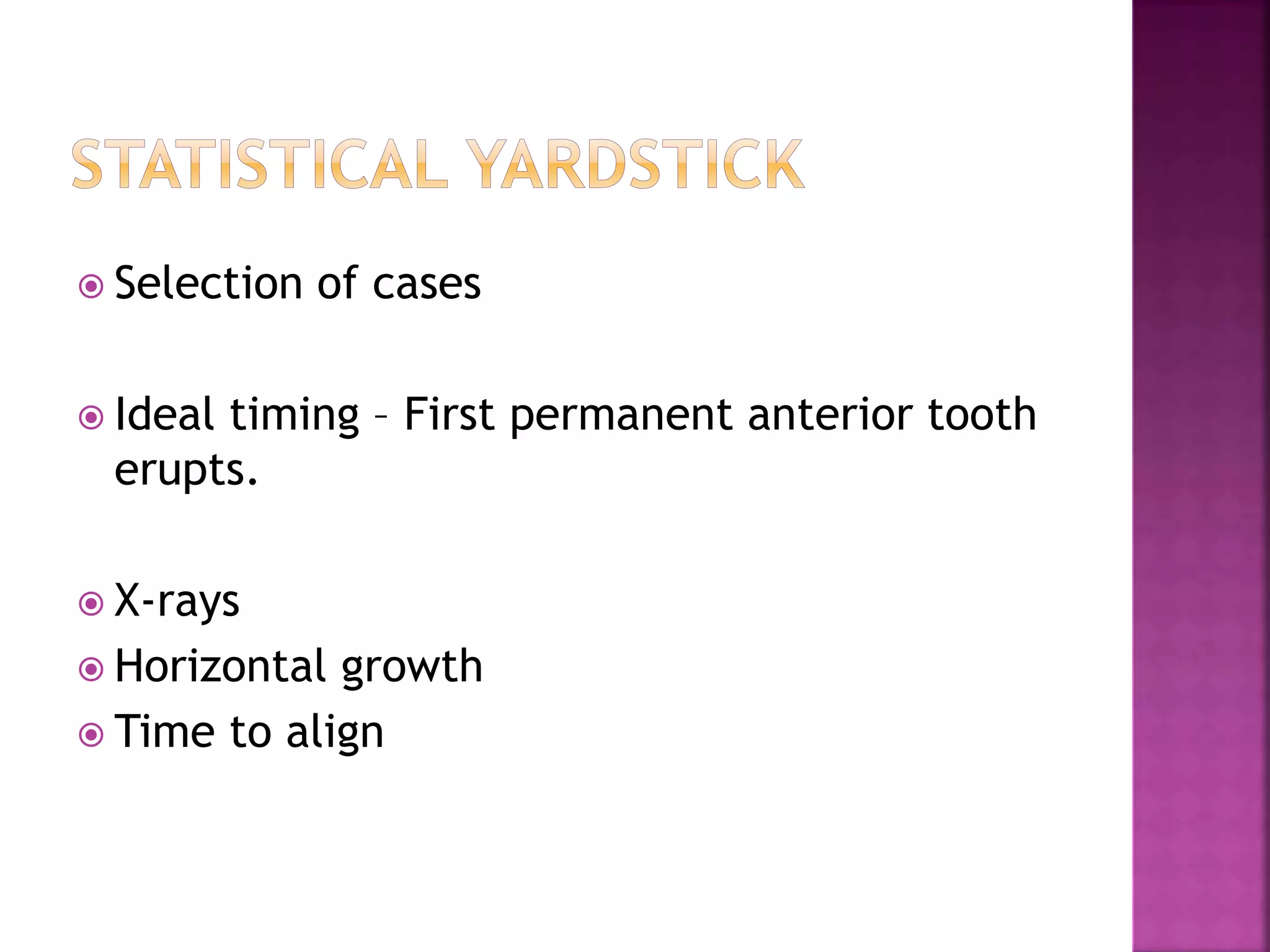 Serial extraction | PPTX