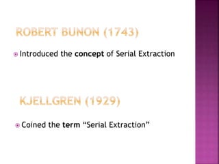Serial extraction | PPTX
