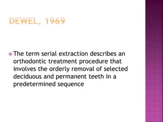 Serial extraction | PPTX | Dental Health | Diseases and Conditions