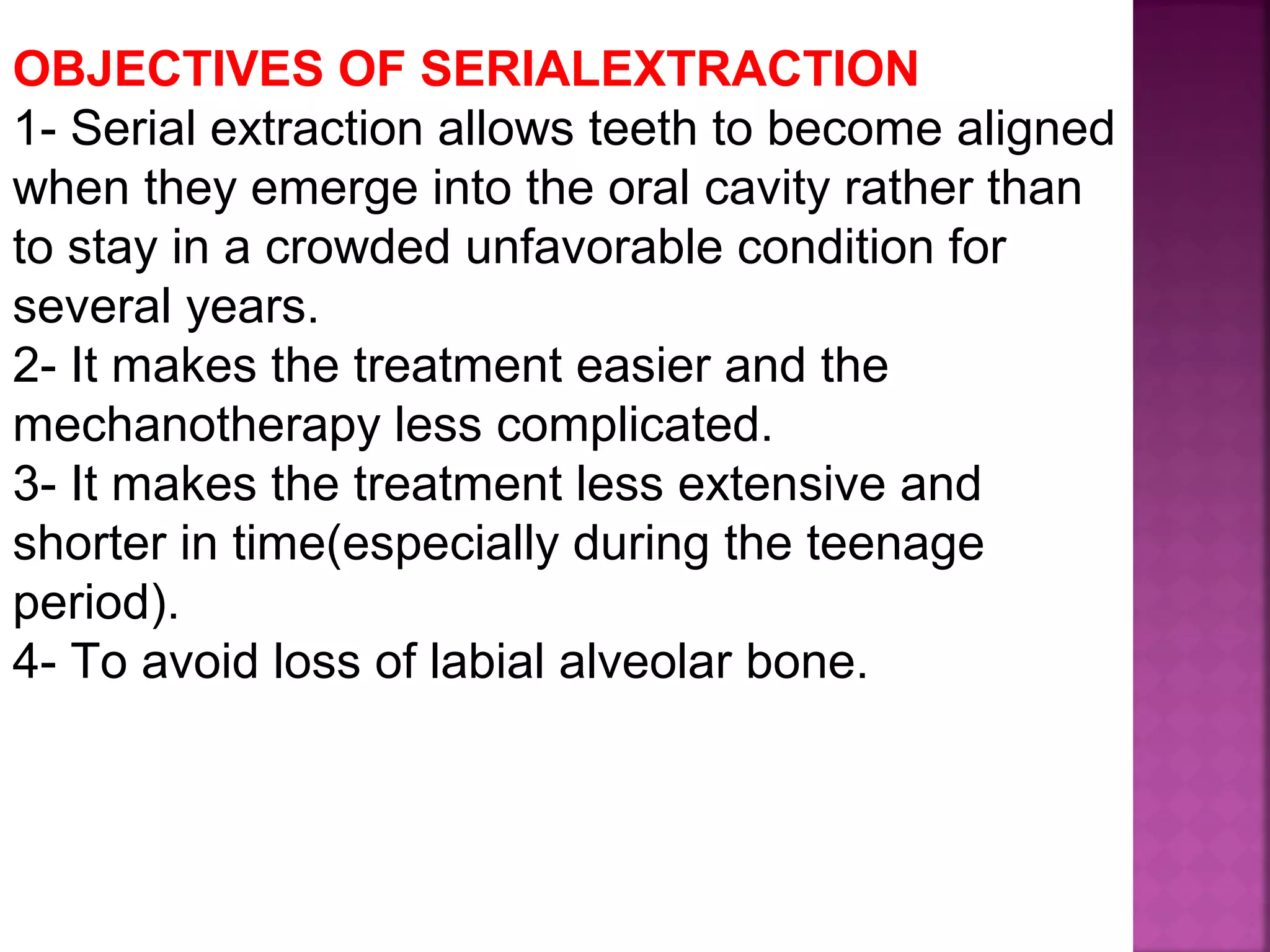 Serial extraction in orthodontic | PPT | Dental Health | Diseases and ...