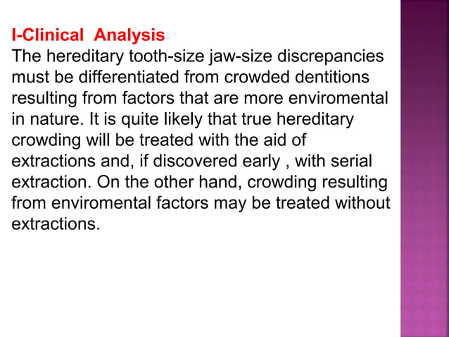 Serial extraction in orthodontic | PPT | Dental Health | Diseases and ...