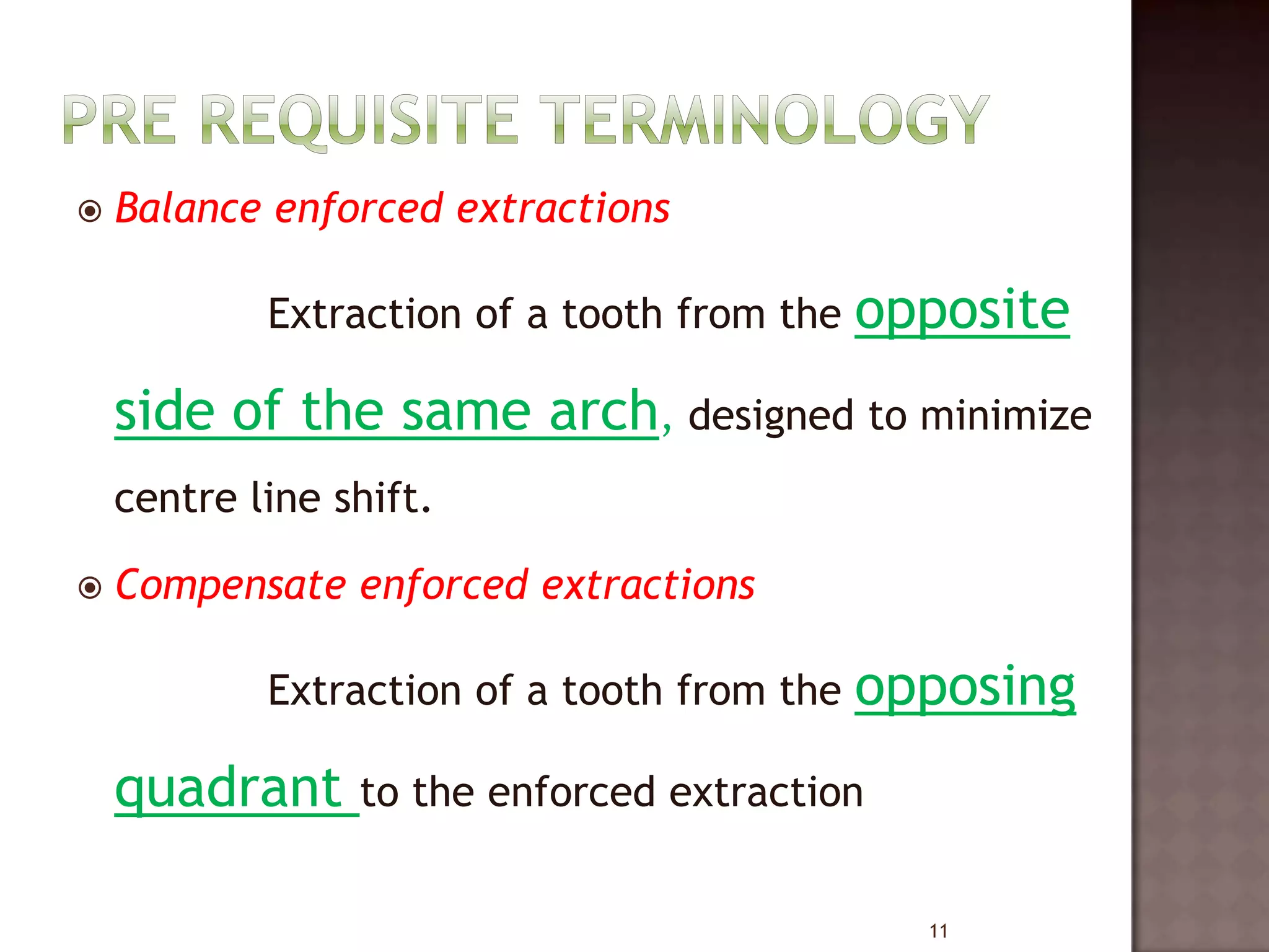 Serial extraction | PPTX