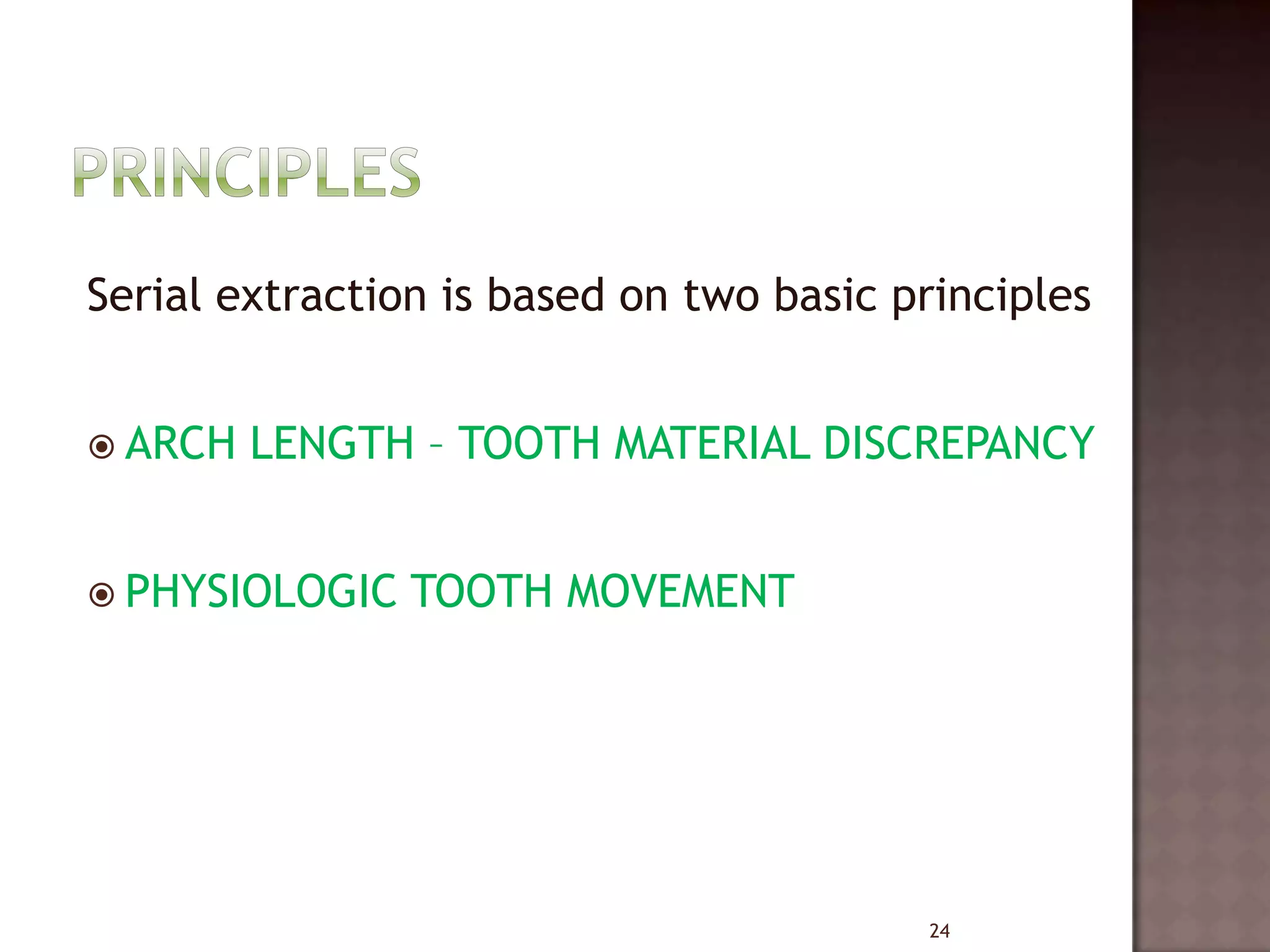 Serial extraction | PPTX