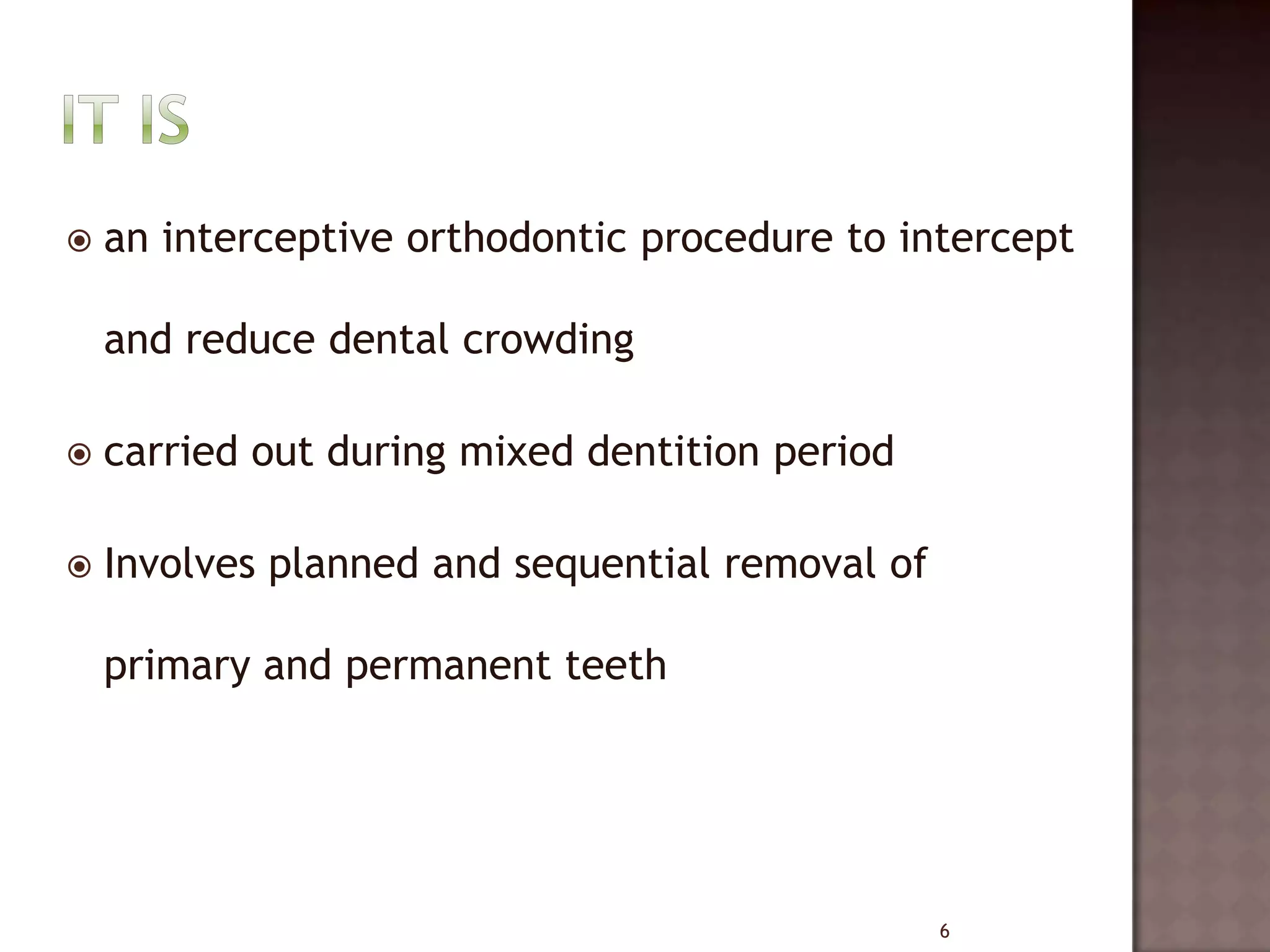 Serial extraction | PPTX