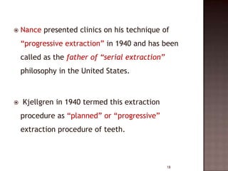 Serial extraction | PPTX