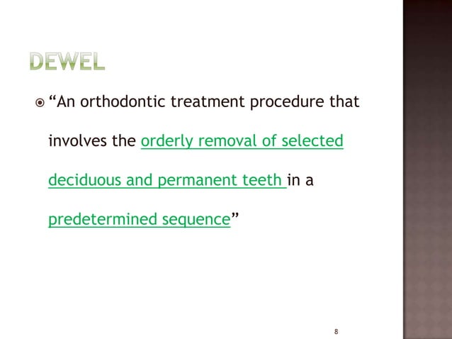 Serial extraction | PPTX