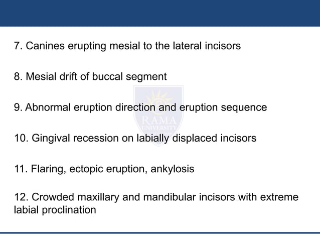 SERIAL EXTRACTION SLIDESHARE.pptx | Dental Health | Diseases and Conditions