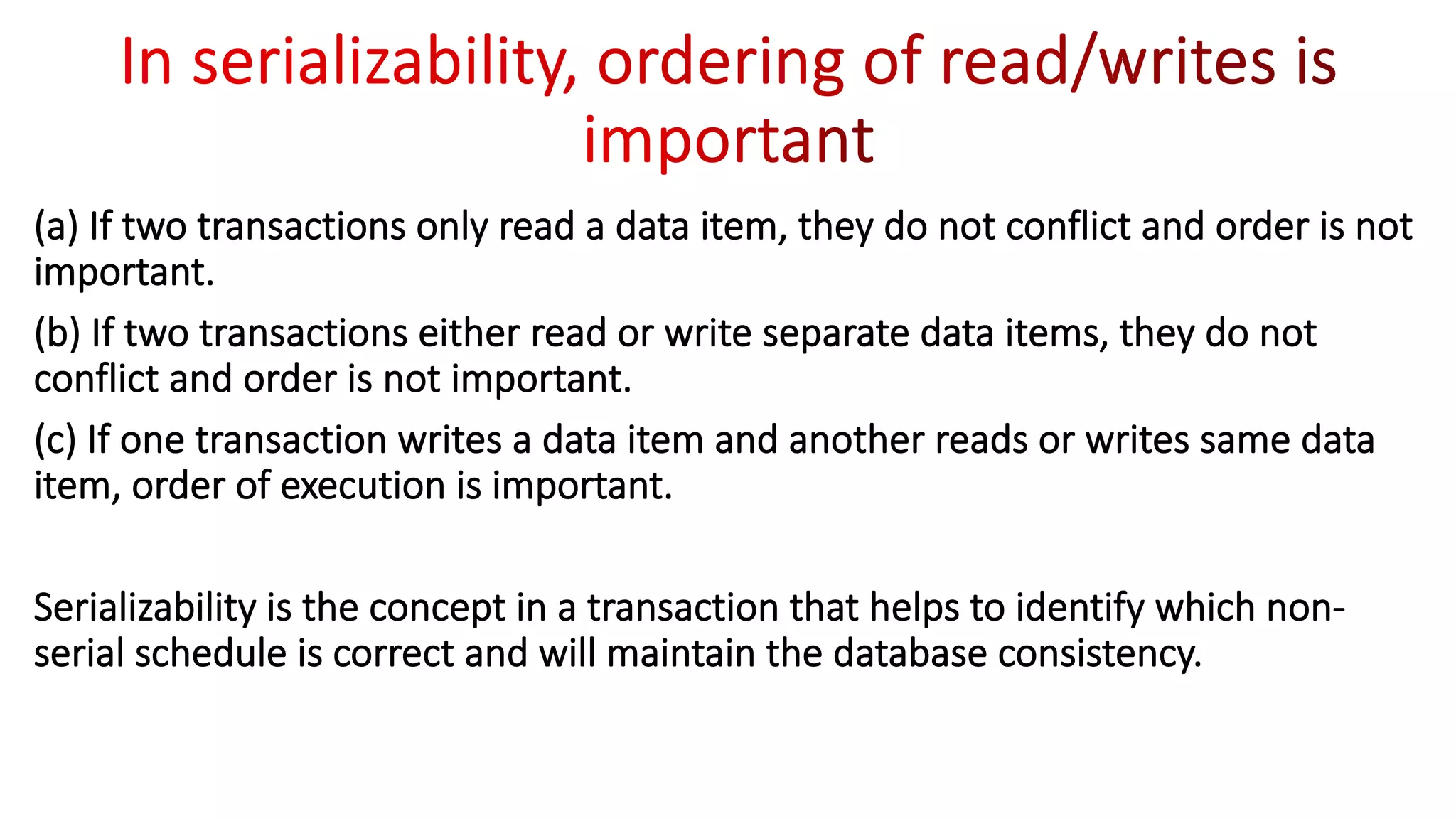 Serializability | PDF