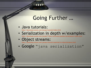 Java Serialization | PPT