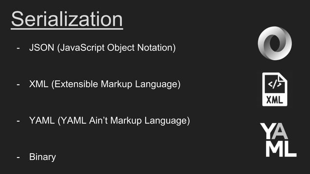 Serialization | PPTX | Programming Languages | Computing