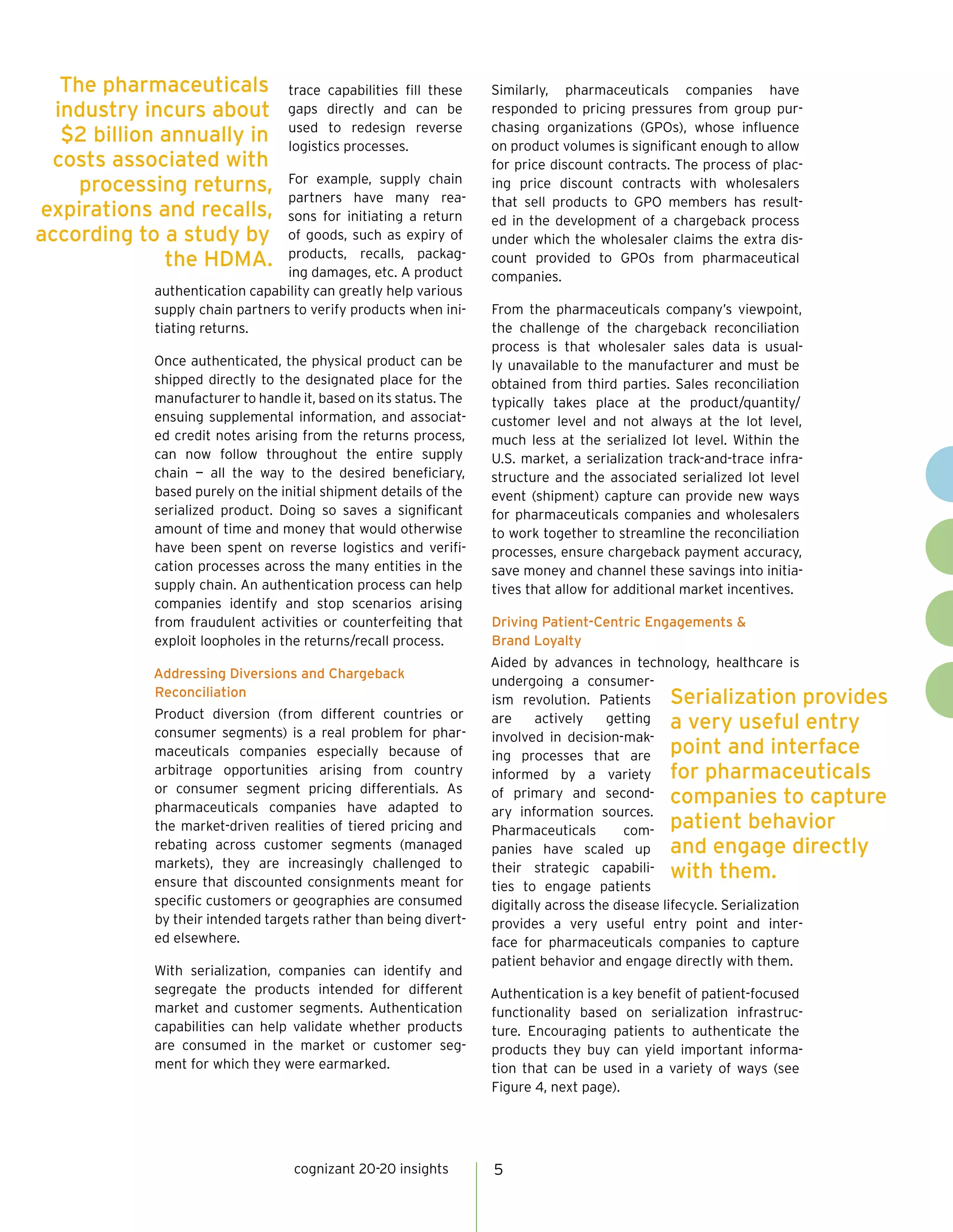 Serialization: Driving Business Value Beyond Compliance | PDF