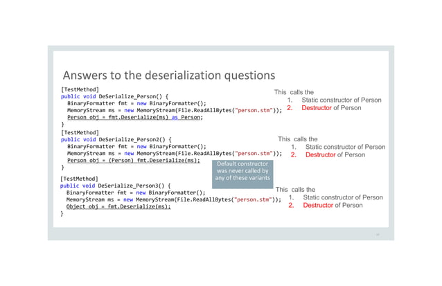 .NET Deserialization Attacks | PDF