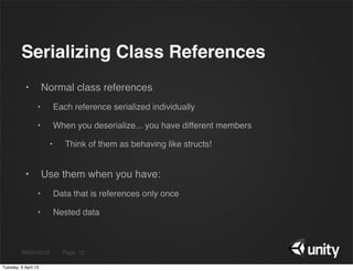 [UniteKorea2013] Serialization in Depth | PPT