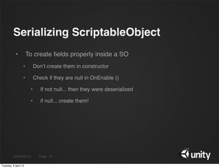[UniteKorea2013] Serialization in Depth | PPT