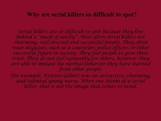 Kristen Gilbert Serial Killer