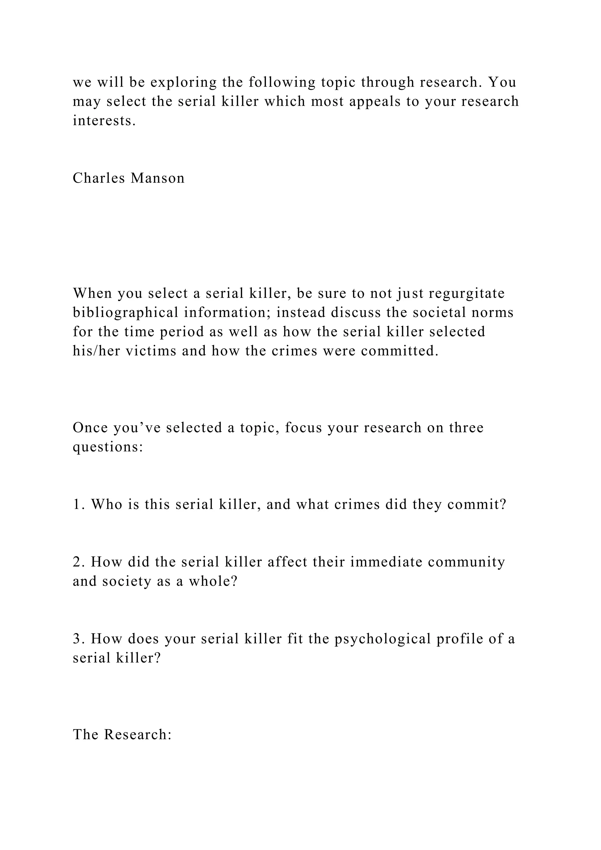 Serial Killer Research NameDirec.docx
