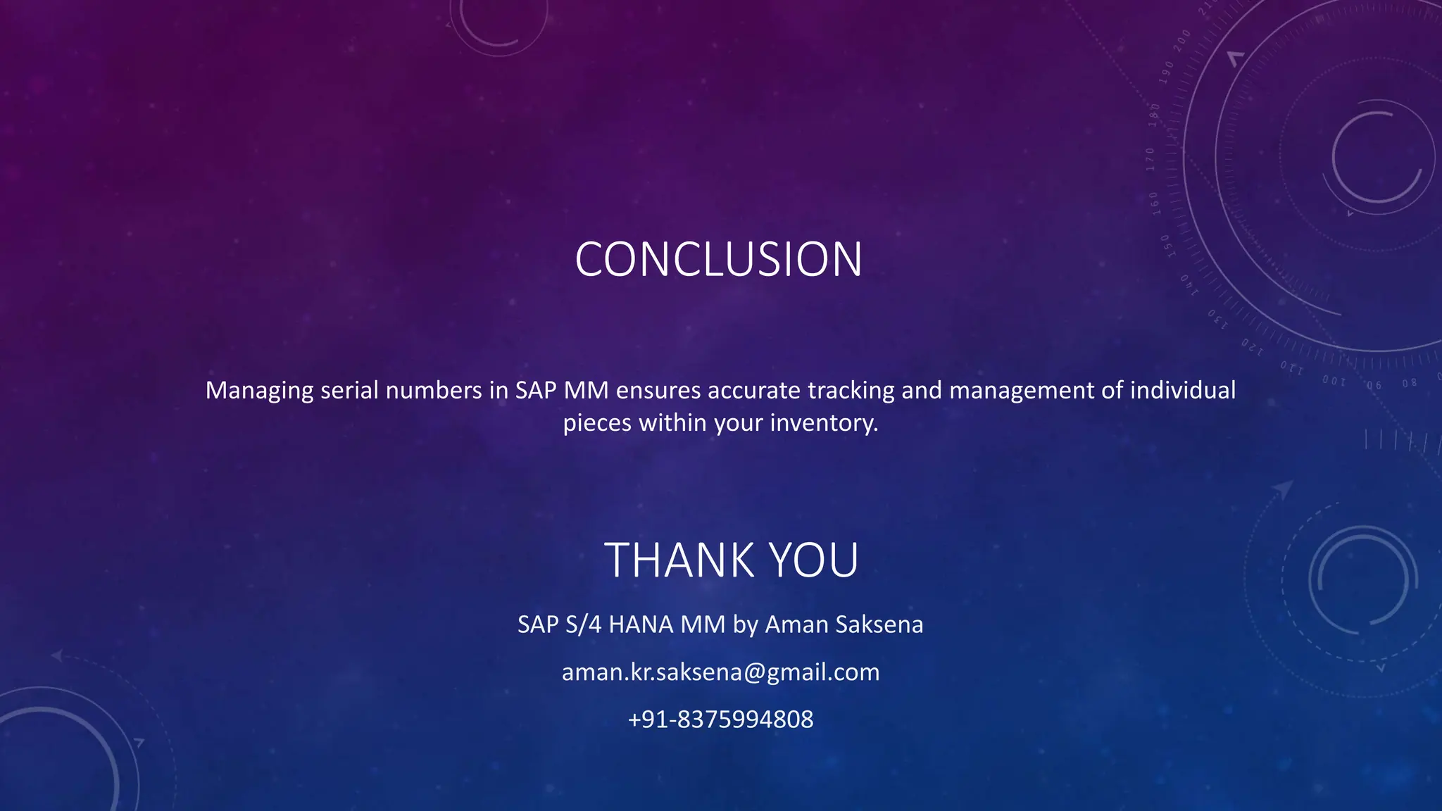 Serial Numbers in SAP MM by Aman Saksena.pptx
