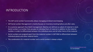 Serial Numbers in SAP MM by Aman Saksena.pptx