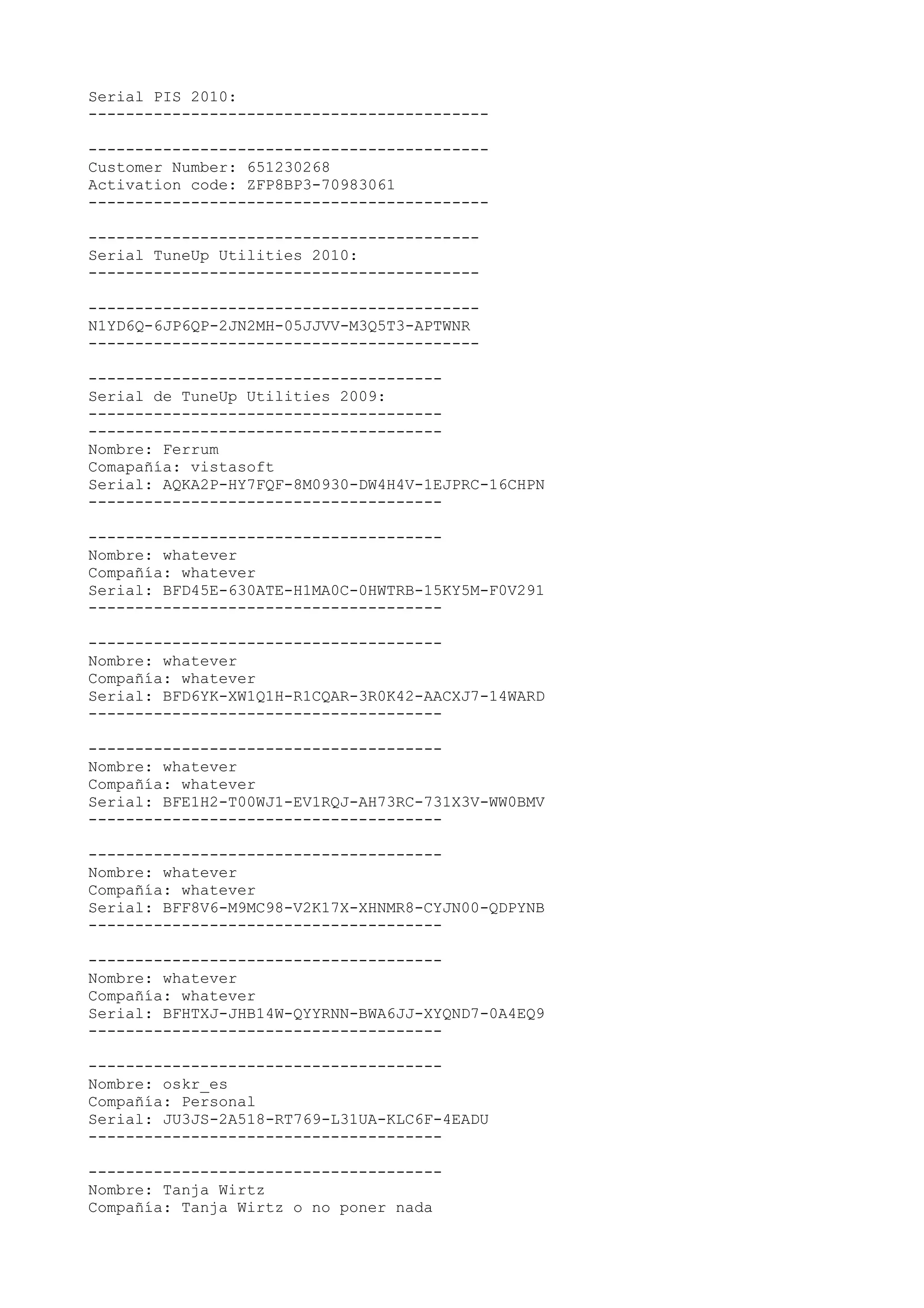 Serial para programas | PDF