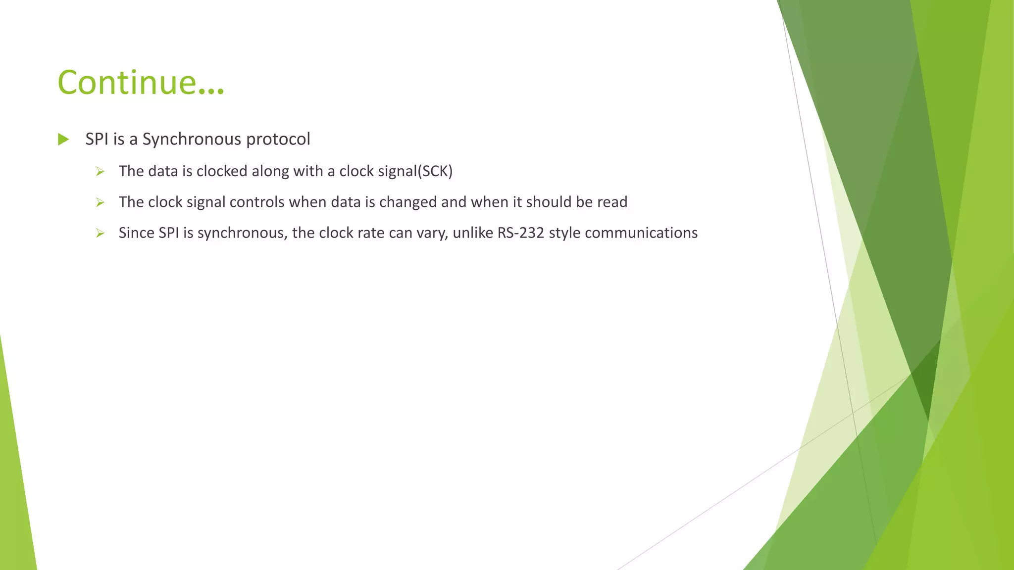 Serial Peripheral Interface | PPTX